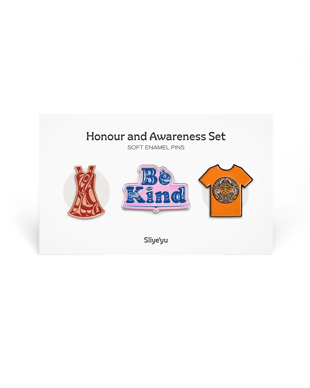 Pin Collection: Indigenous Orange, Pink and Red Dress Pins